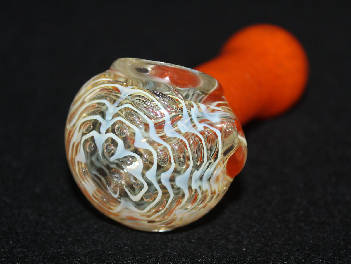 4 1/2" DREAMSICLE Glass Smoking Pipe THICK GLASS pipes – The Hippie ...