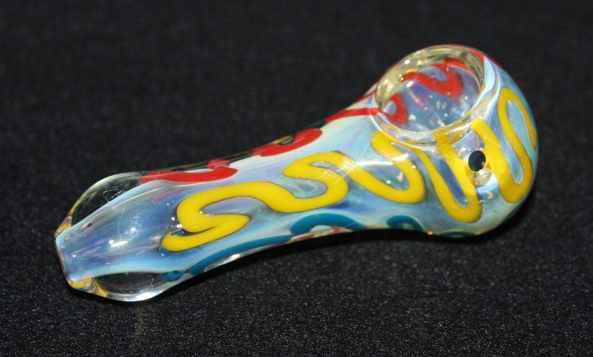 3 1/2" KITE TAILS Tobacco Smoking Glass Pipe LEFTY Glass Pipes – The ...